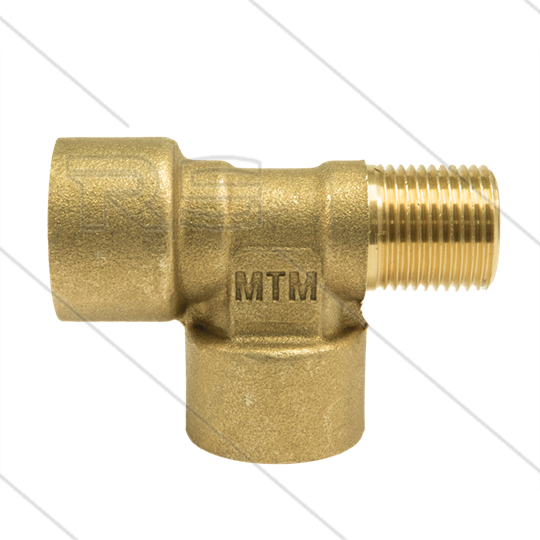 T-Stück - Messing - 2 x 3/8" IG + 1 x 3/8" AG - 300 Bar | Online ...